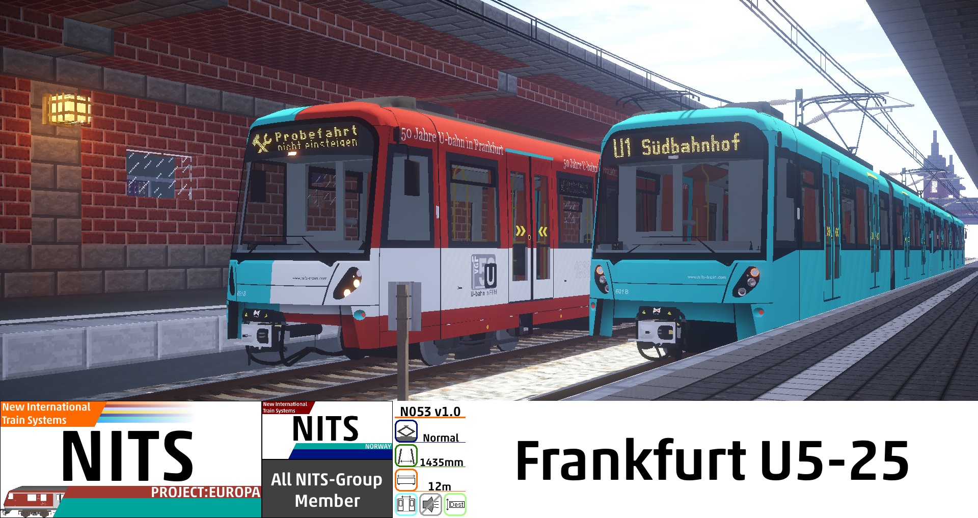 N053: VGF U5-25-Wagen - #NITStrain