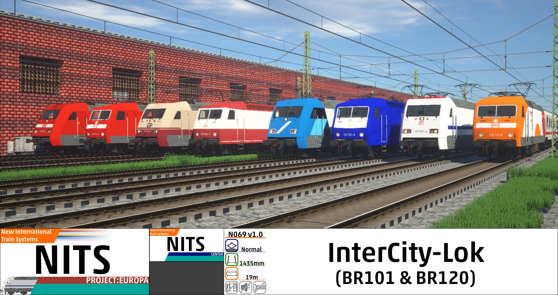N069: InterCity-Lok (BR101, BR120) - #NITStrain